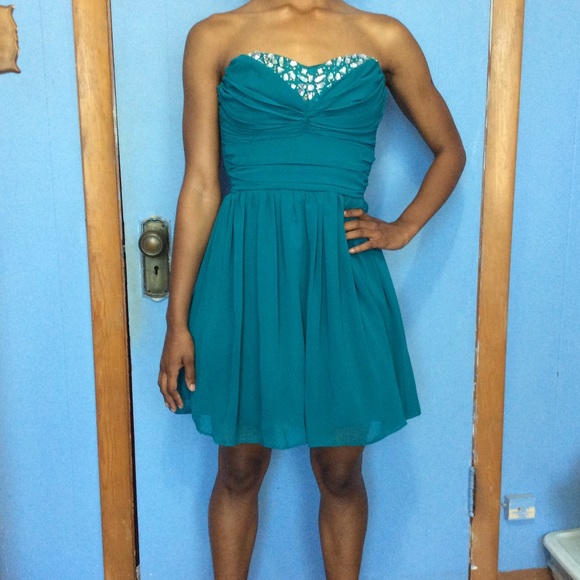 B Darlin | Dresses | Short Turquoise Prom Dress | Poshmark